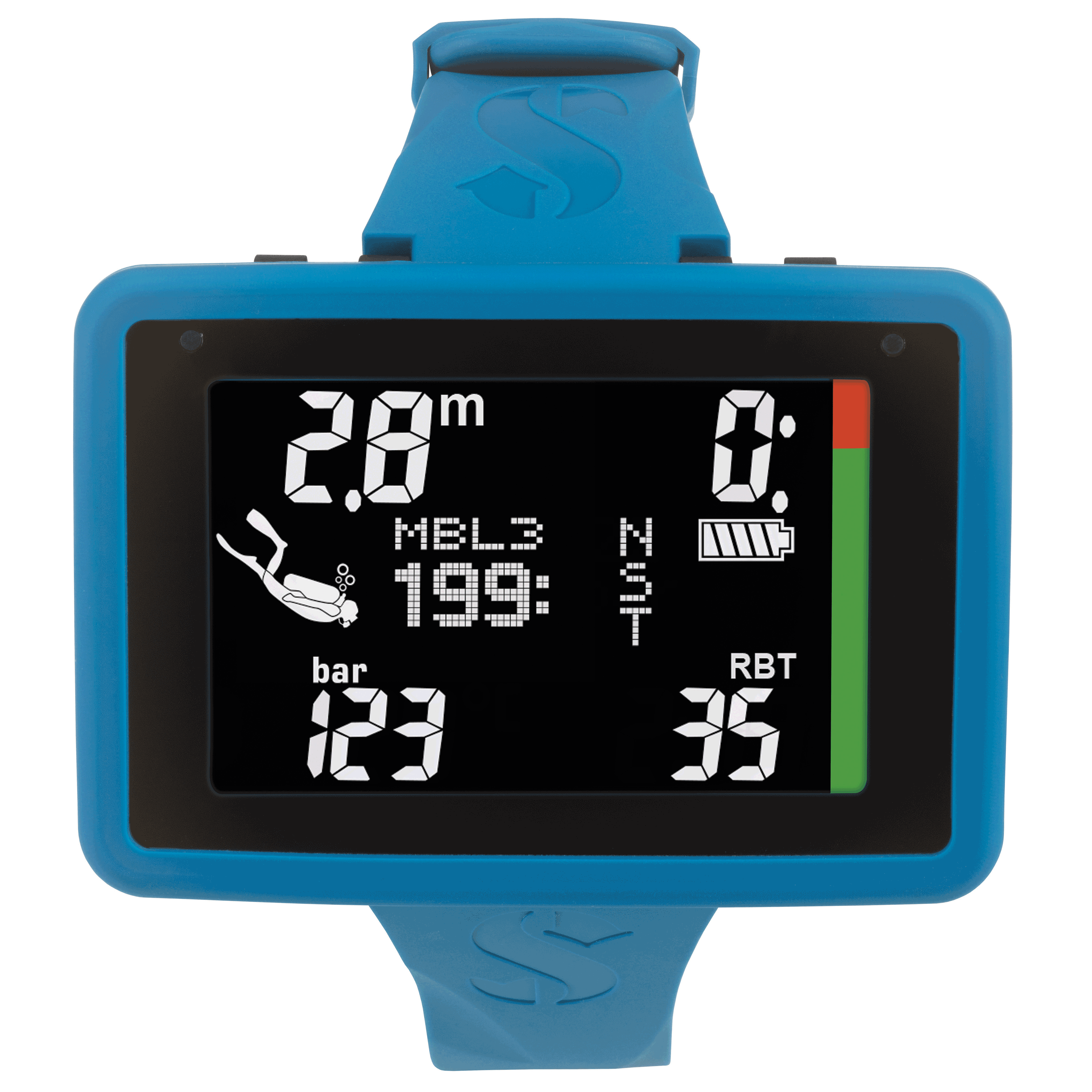 Luna 20 Air Integrated Ai Wrist Dive Computer W Transmitter Smart
