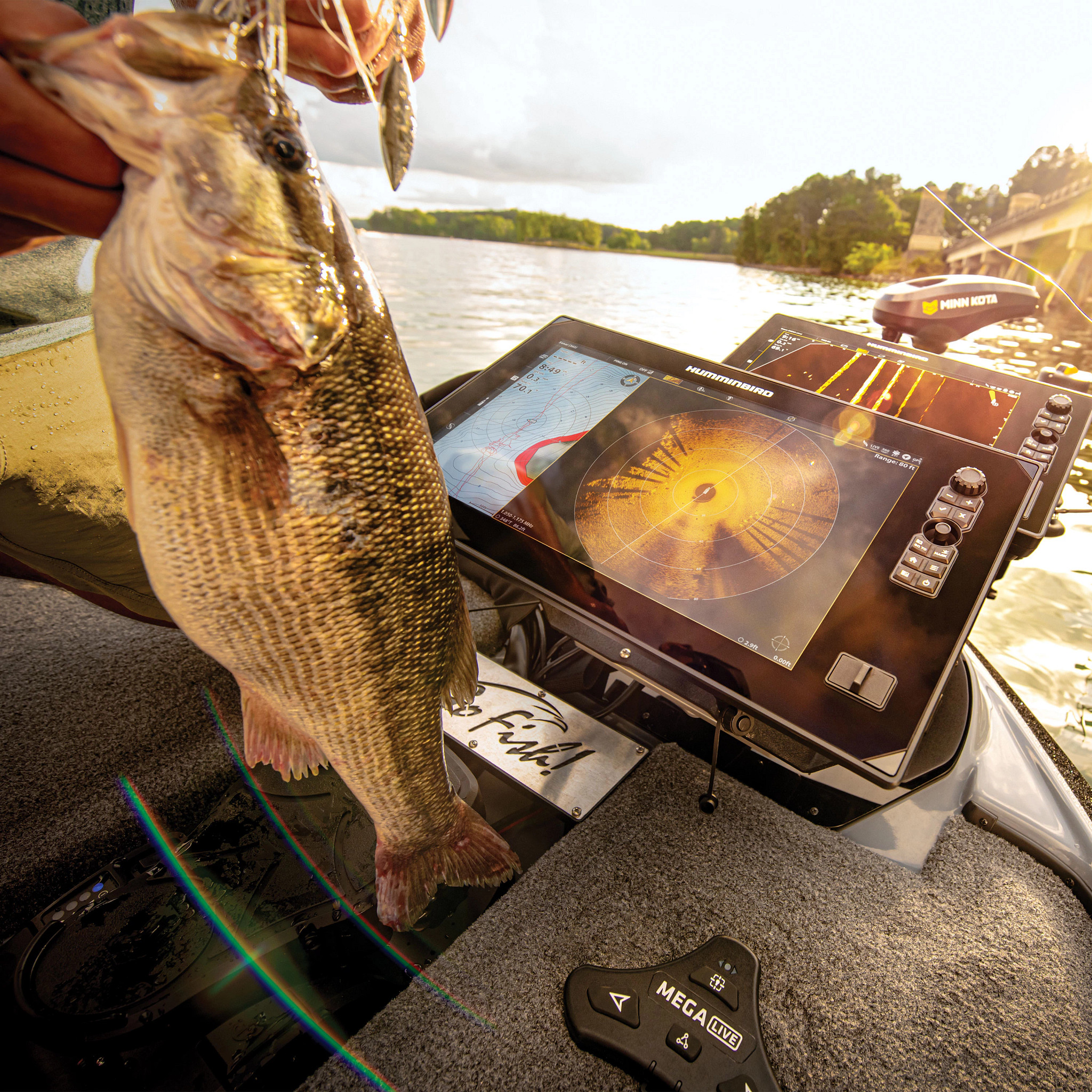 MEGA Live TargetLock and MEGA 360 Dual Mount - Ultrex | Humminbird