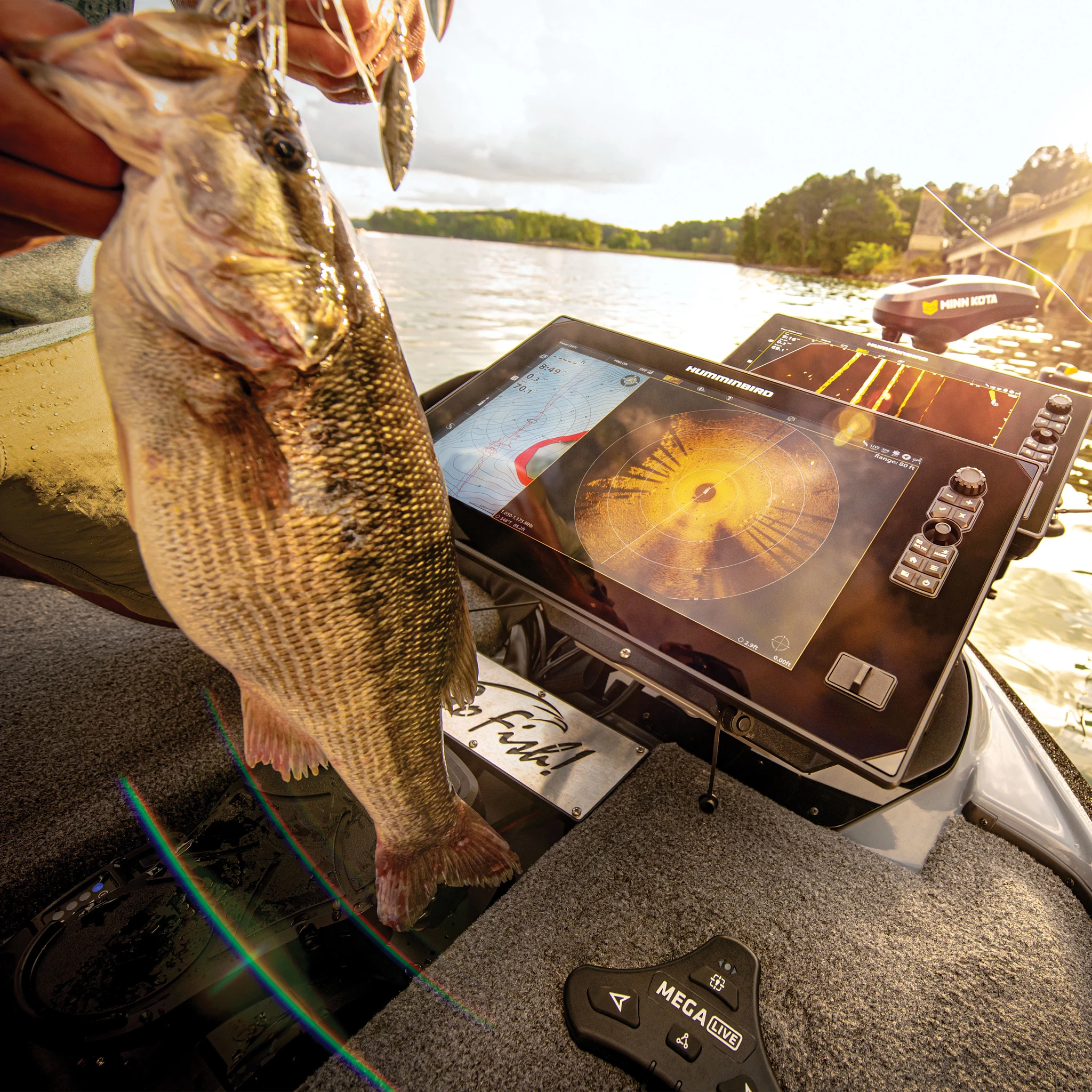 MEGA Live TargetLock and MEGA 360 Dual Mount - Ultrex - Humminbird