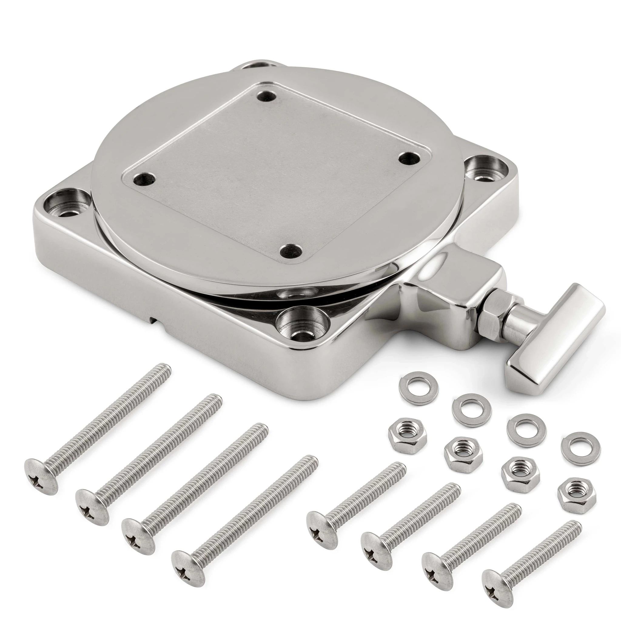 Low Profile Swivel Base, Stainless Steel - Cannon