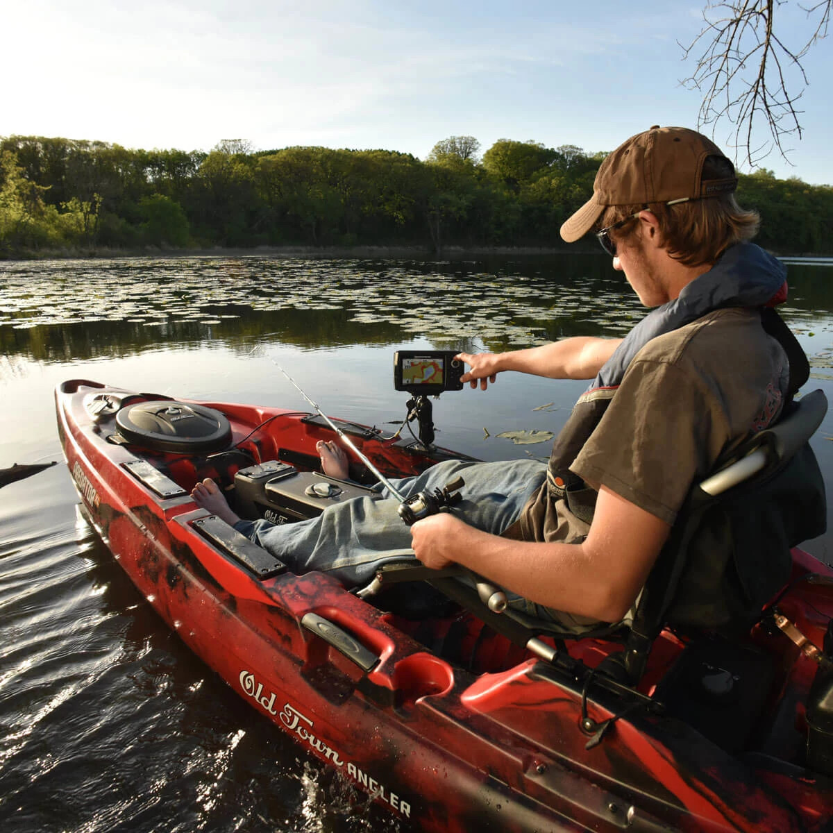Predator MK Minn Kota Angler - Black Cherry - Old Town
