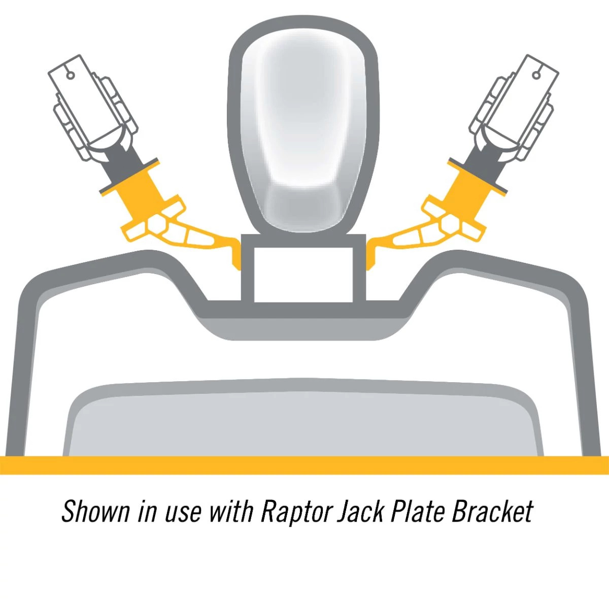 Raptor Setback Bracket - Minn Kota
