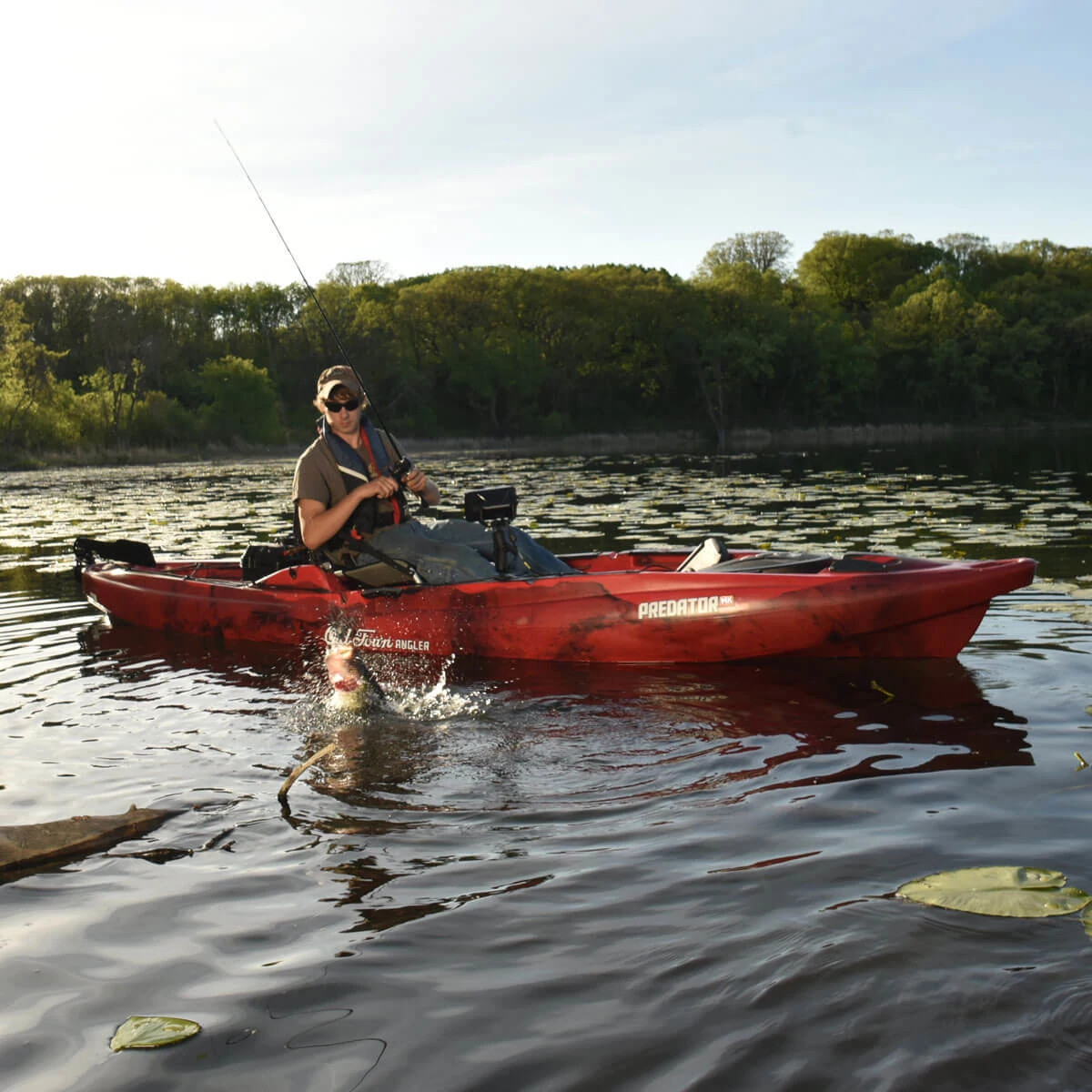 Predator MK Minn Kota Angler - Black Cherry - Old Town