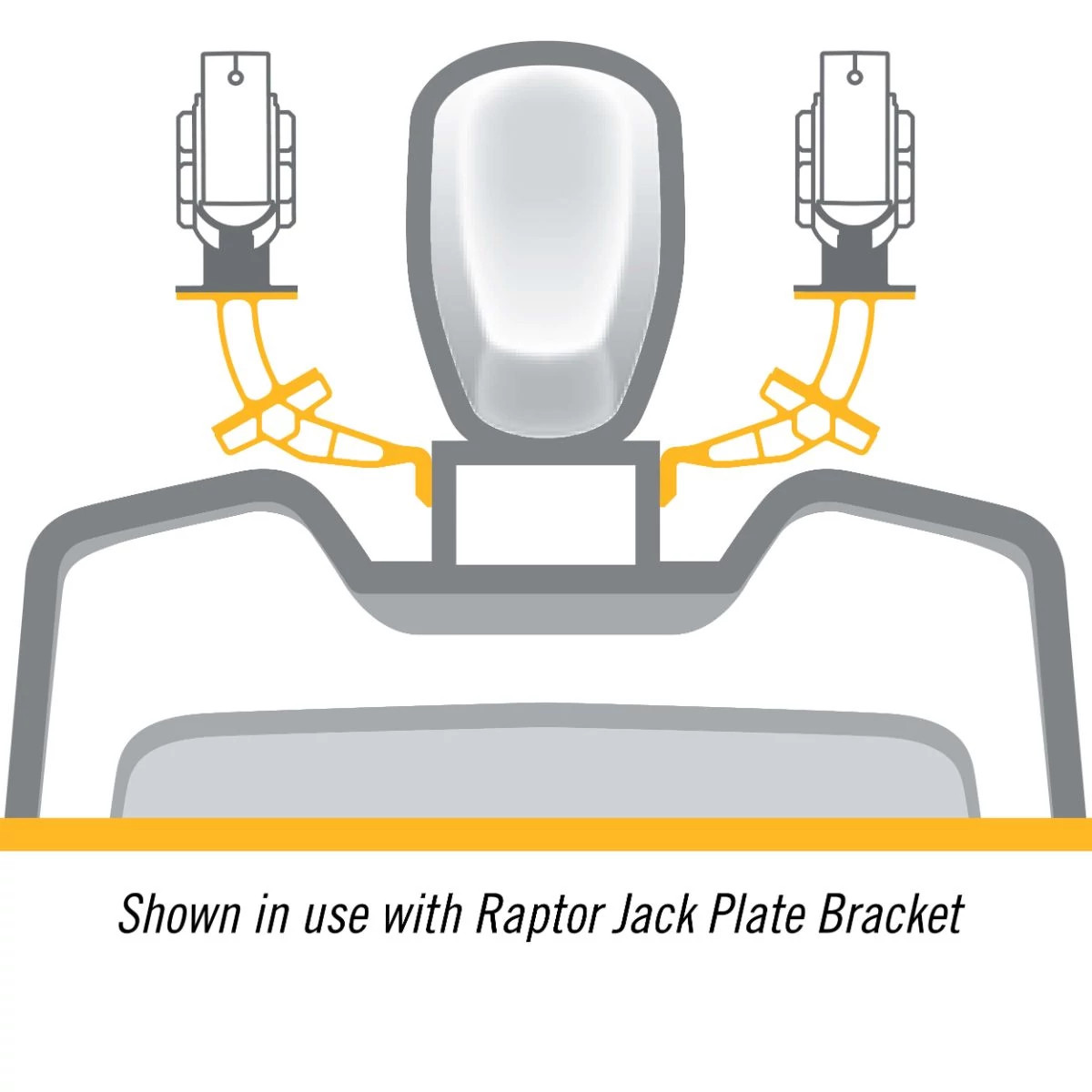 Raptor Direct Mount Angle Bracket - Minn Kota