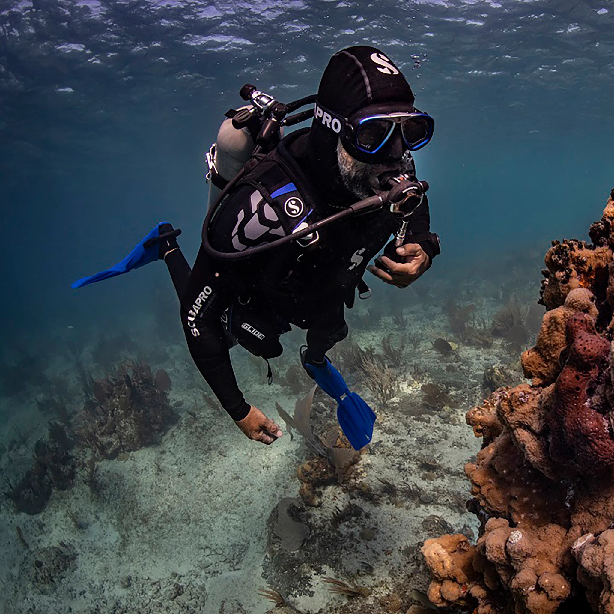 Glide BCD, w/ BPI, Blue, M - SCUBAPRO