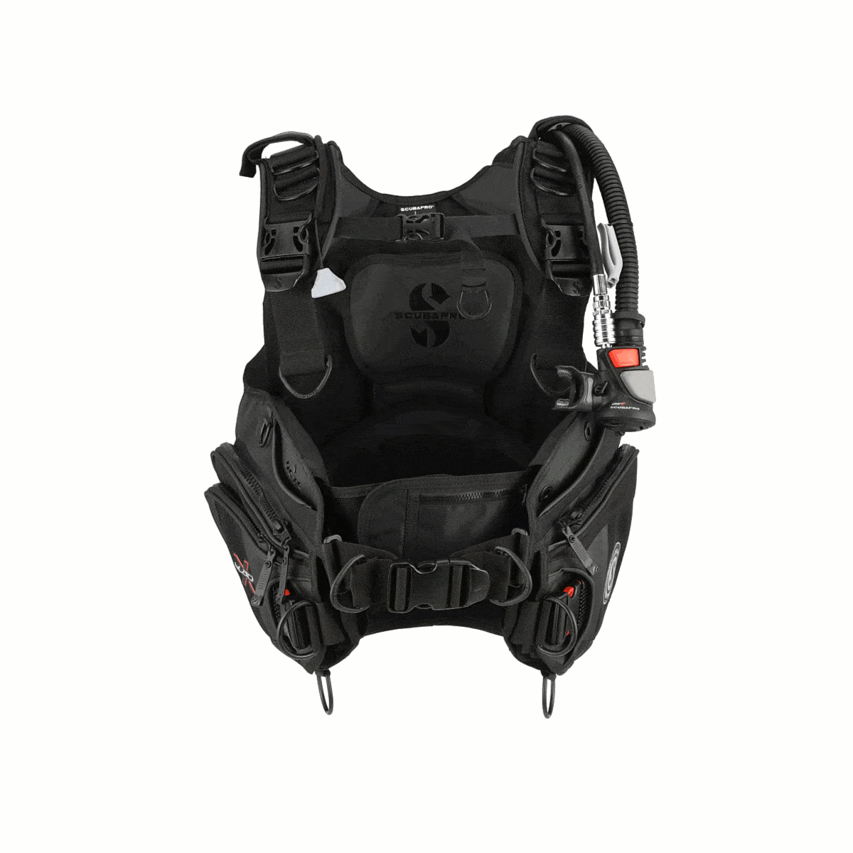 AWA Scubapro Litehawk Buoyancy Compensator W Air2 V Gen Black AWA Scubapro Litehawk Buoyancy Compensator W Air2 V Gen Black
